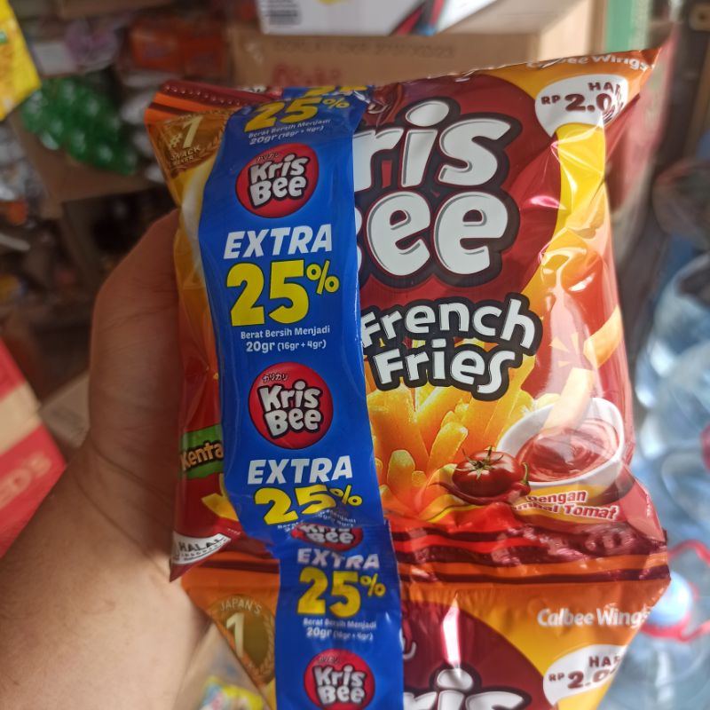 Jual Snack Kris Bee Krisbee Kentang Goreng French Fries Besar | Shopee ...