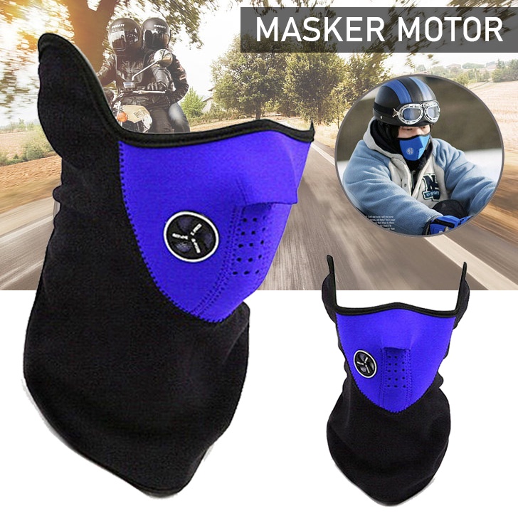 Jual Masker Motor Pria X-sports Pelindung Wajah Mulut Leher Hidung ...