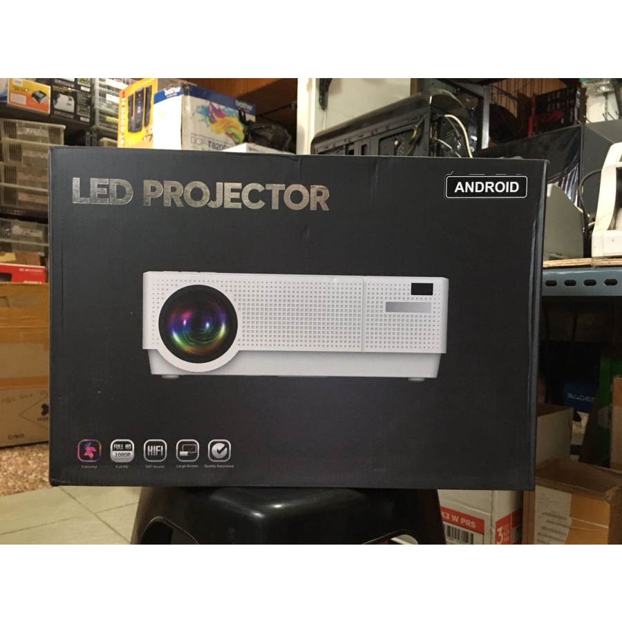 Jual CHEERLUX CL770 TV TUNER Projector 1080P Full HD 4000 Lumens ...