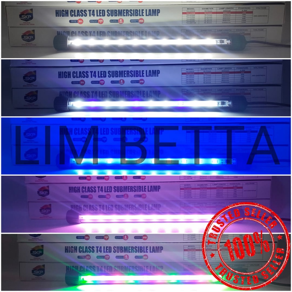 Jual LAMPU CELUP T4-30 / LAMPU CELUP LED AQUARIUM 30 CM | Shopee Indonesia
