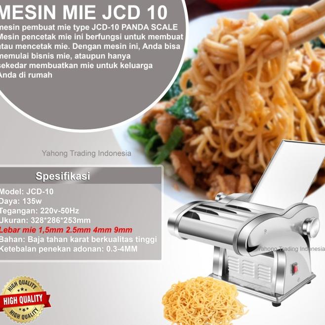 Jual MESIN GILING MIE LISTRIK /MESIN PEMBUAT MIE LISTIK PD-JCD-10 | Shopee Indonesia