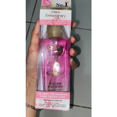 Jual ORIGINAL 100% L’oreal Extraordinary oil Rose fragrance hair oil ...