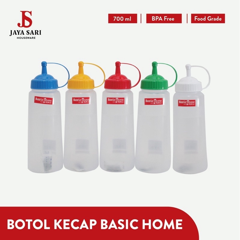 Jual BOTOL KECAP - SAOS - MAYONES BASIC HOME 700 ML / BTS-3 RASSA SAUCE ...