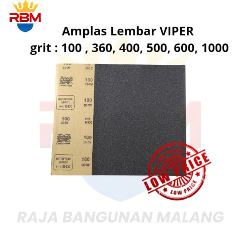 Jual Amplas Lembar / Amplas Lembaran / Waterproof Abrasive per KOTAK ...