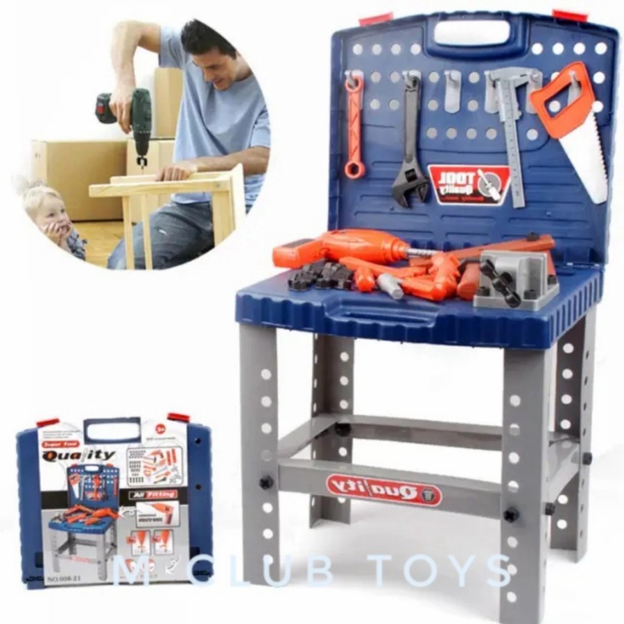 Jual QUALITY SUPER TOOL SET MAINAN TUKANG TUKANGAN | Shopee Indonesia