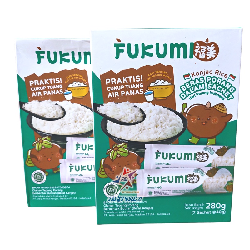 Jual FUKUMI BERAS PORANG BOX - Fukumi Shirataki Beras Konjac Rice Diet ...