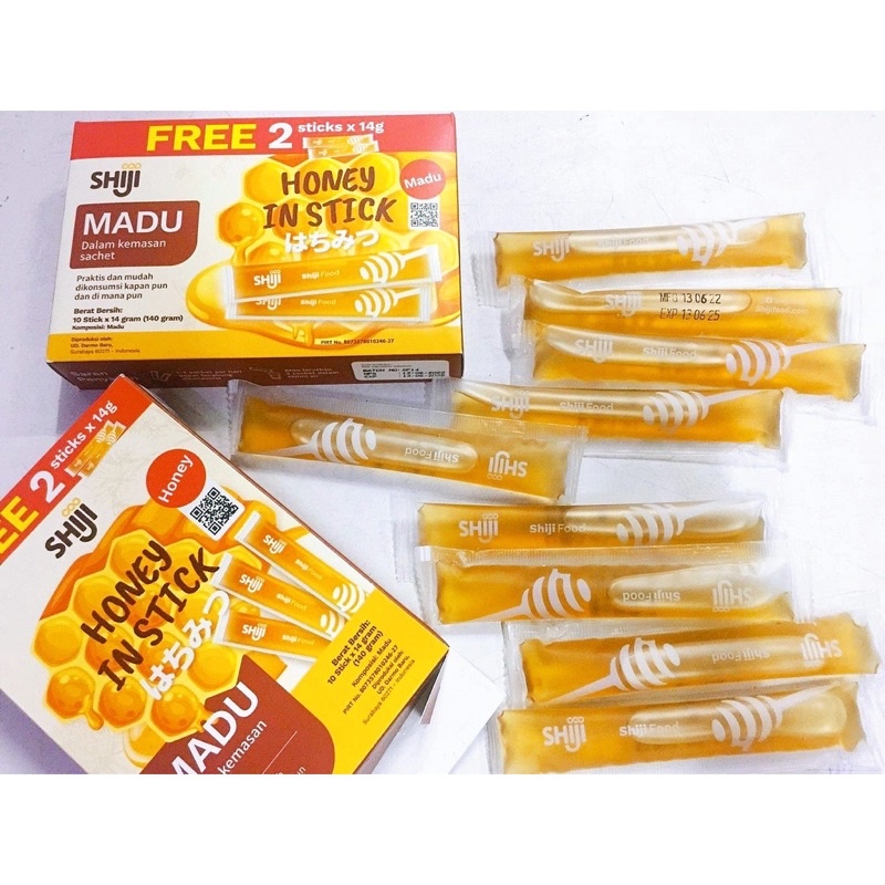 Jual Madu Ternak Murni SHIJI Honey Stick - Harga 1 sacset | Shopee ...