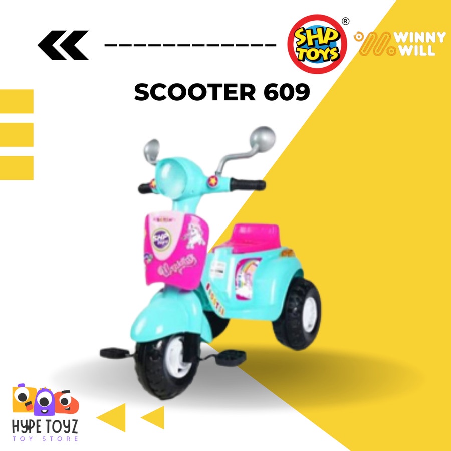 Jual Mainan Anak Sepeda Roda Tiga Scooter 609 SHP TOYS | Shopee Indonesia