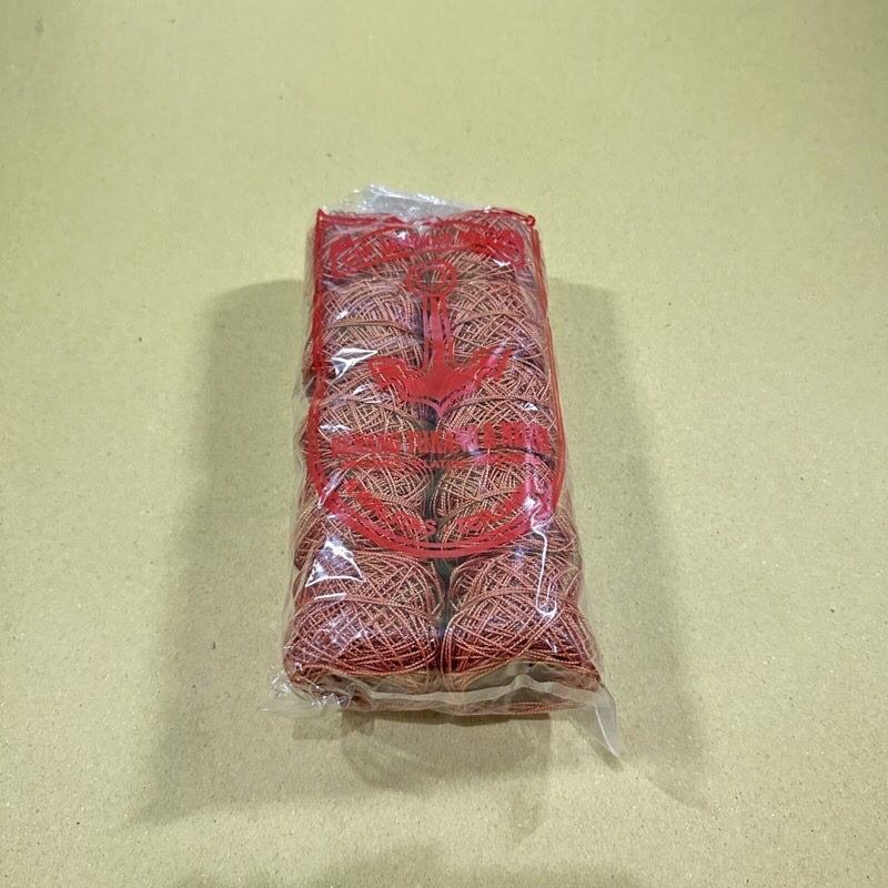 Jual Benang Jahit Nilon Coklat Kecil Jangkar Merah isi 10 pcs | Shopee ...