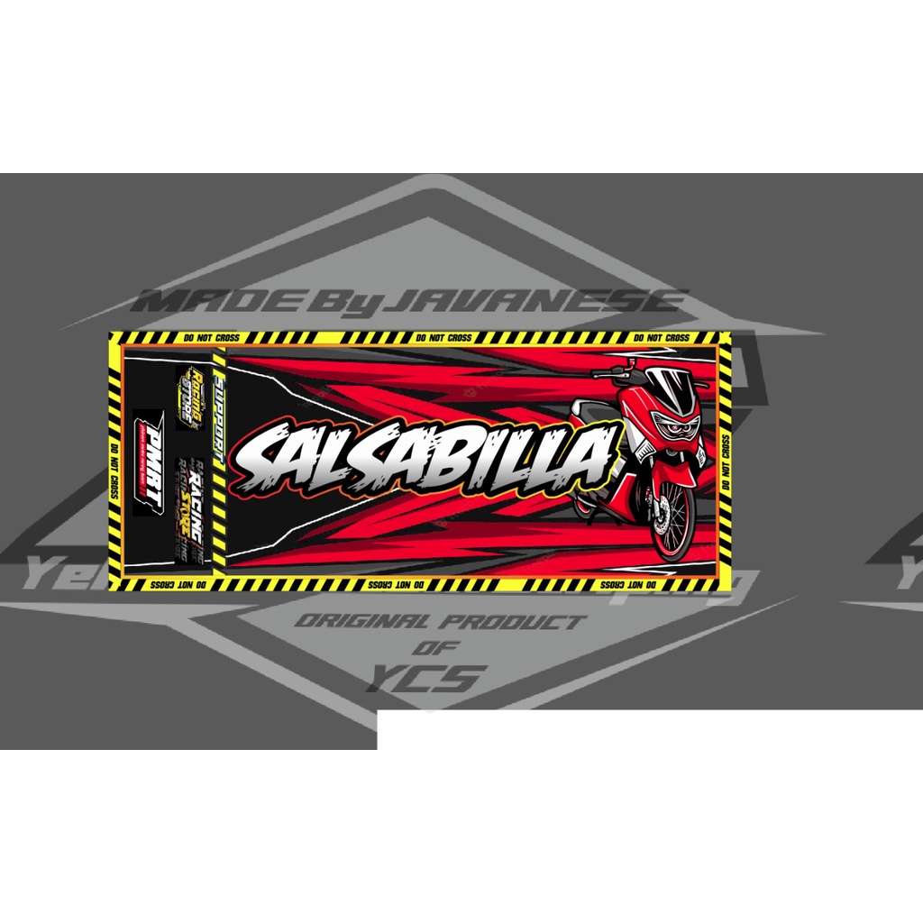 Jual BANNER ALAS KONTES MOTOR NMAX RACING | Shopee Indonesia