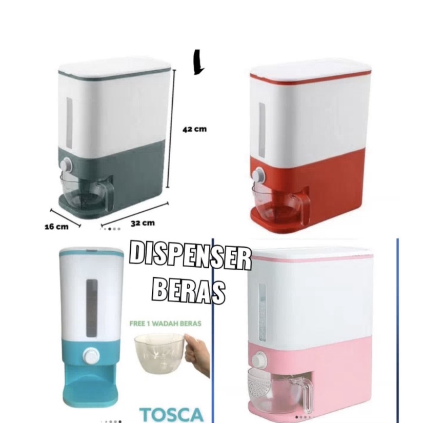 Jual Dispenser Beras 12L , dispenser beras 10 kg | Shopee Indonesia