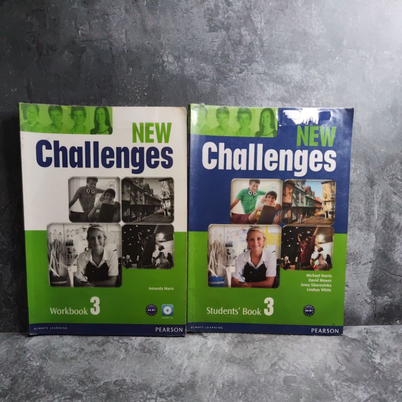 Jual Buku New Challenges 3, Workbook, Students Book, Amanda Maris, Michael Harris, David Mower ...