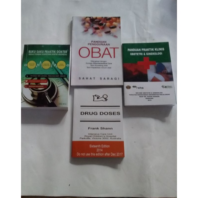 Jual PAKET BUKU ; Buku saku praktik dokter,panduan penggunaan obat, panduan praktis klinis ...