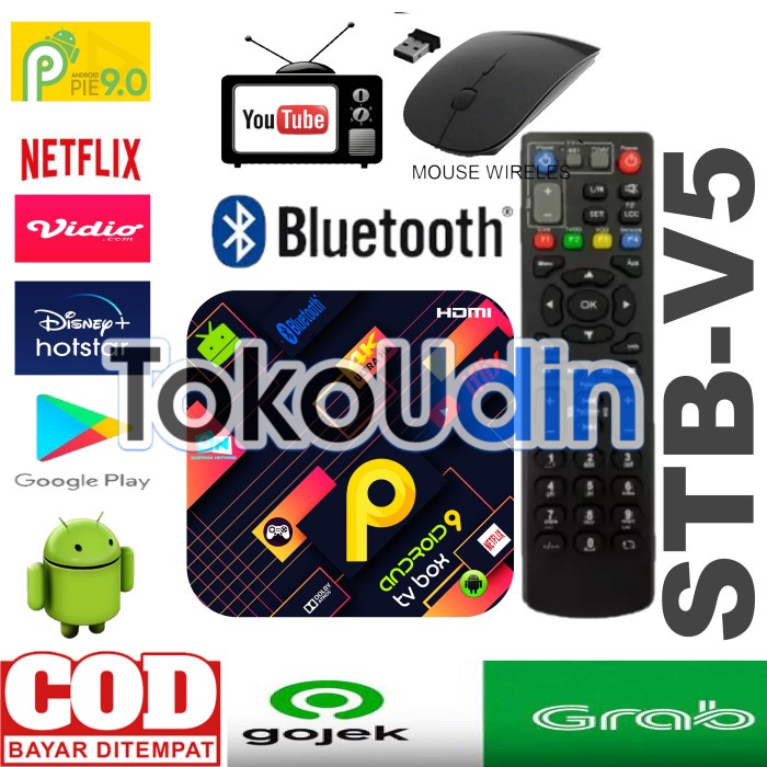 Jual STB Android BOX ZTE B860H V5 4K Google Voice Assistant Full Aplikasi TERLENGKAP | Shopee ...