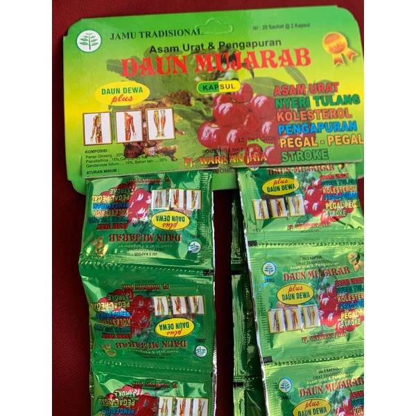 Jual herbal daun mujarab renceng | Shopee Indonesia