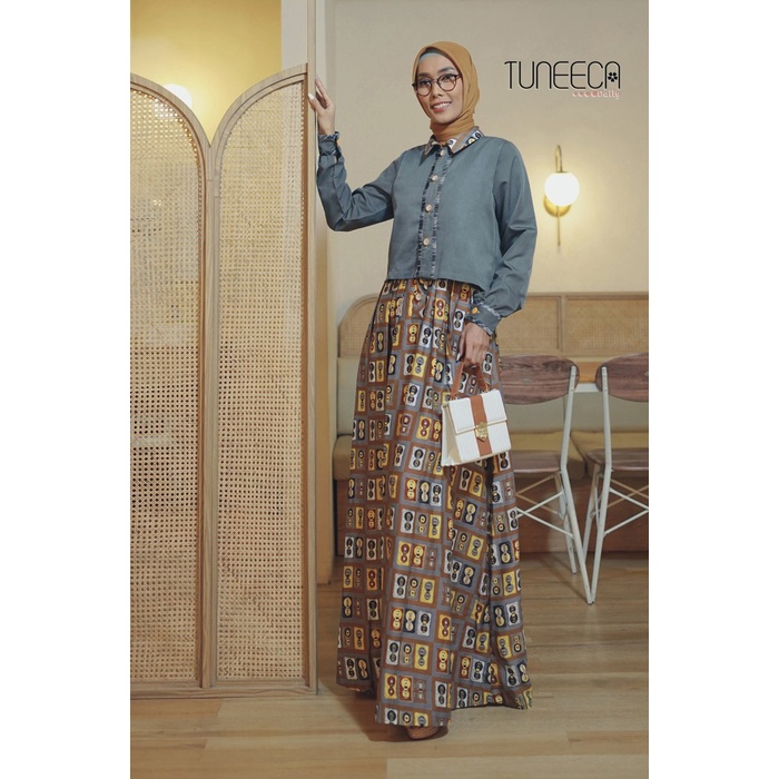 Jual TUNEECA DAILY GAMIS Agatha - DG-0422004 I Gamis Premium Modern ...