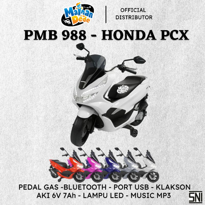 Jual Mainan Motor Aki Anak PCX PMB 988 M988 M-988 Lisensi Honda PCX ...