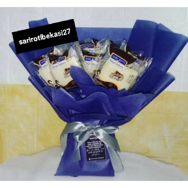 Jual bucket bunga roti sari roti sandwich | Shopee Indonesia