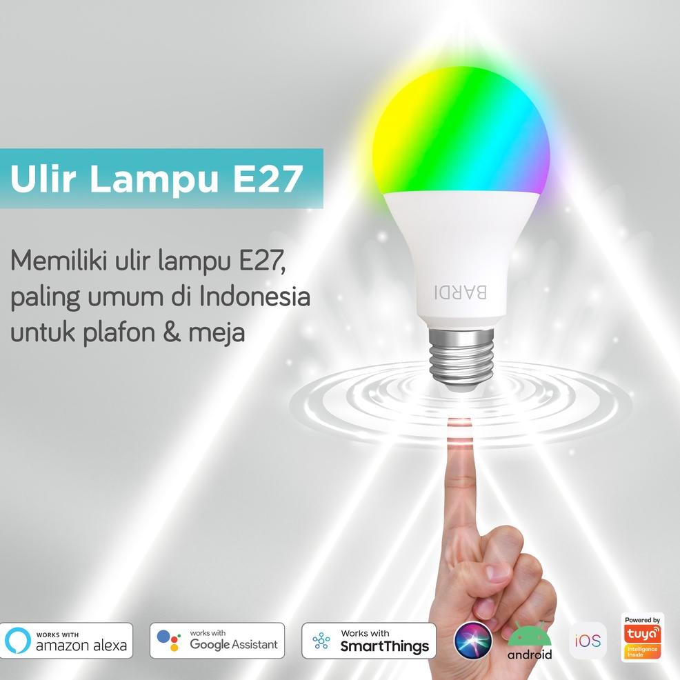 Jual Kirim Sekarang BARDI Smart LIGHT BULB RGBWW 12W Wifi Wireless IoT ...