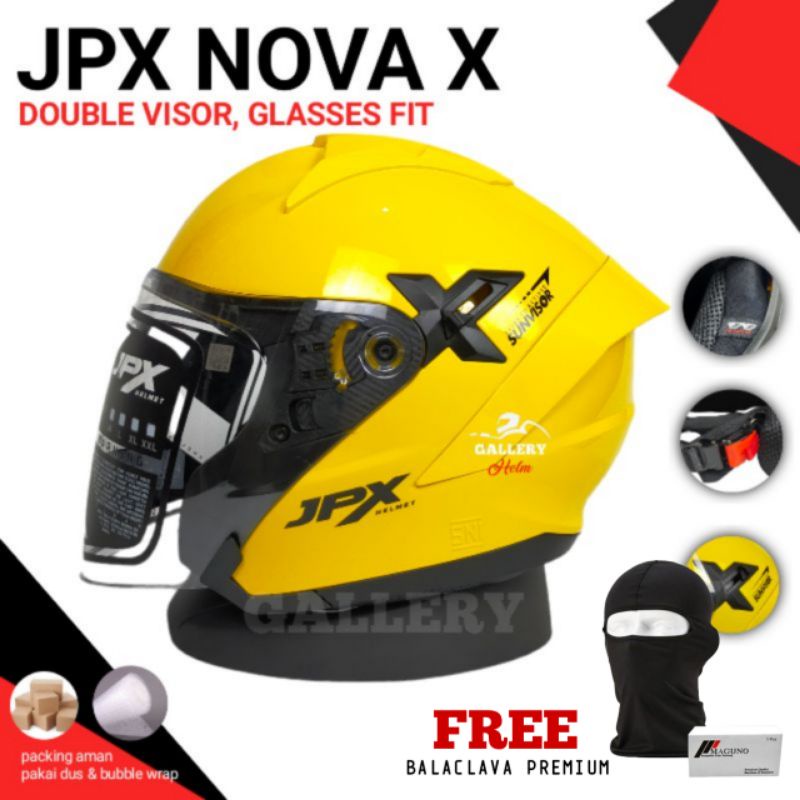 Jual HELM JPX NOVA X V2.0 DARK GREY GLOSSY | MODEL NJS KAIROZ | Shopee ...