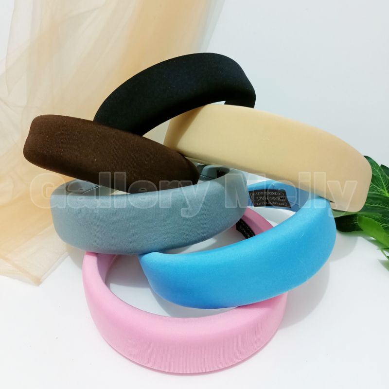 Jual Gallerymeily Bando Korea Busa Besar Polos Empuk | Shopee Indonesia