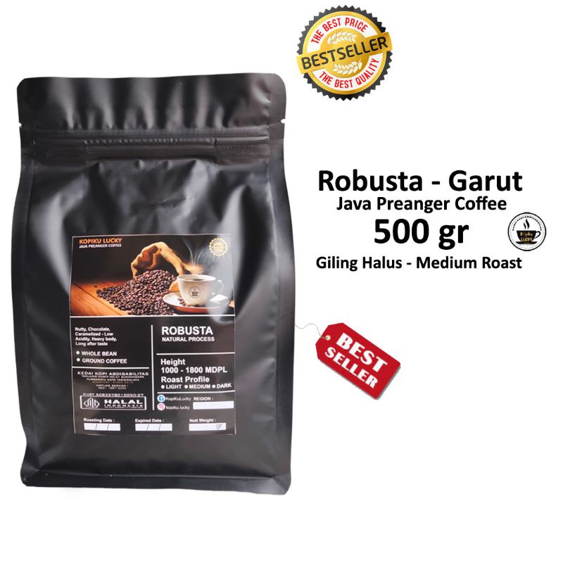 Jual KOPI ROBUSTA GARUT 500GR MEDIUM ROASTING | Shopee Indonesia