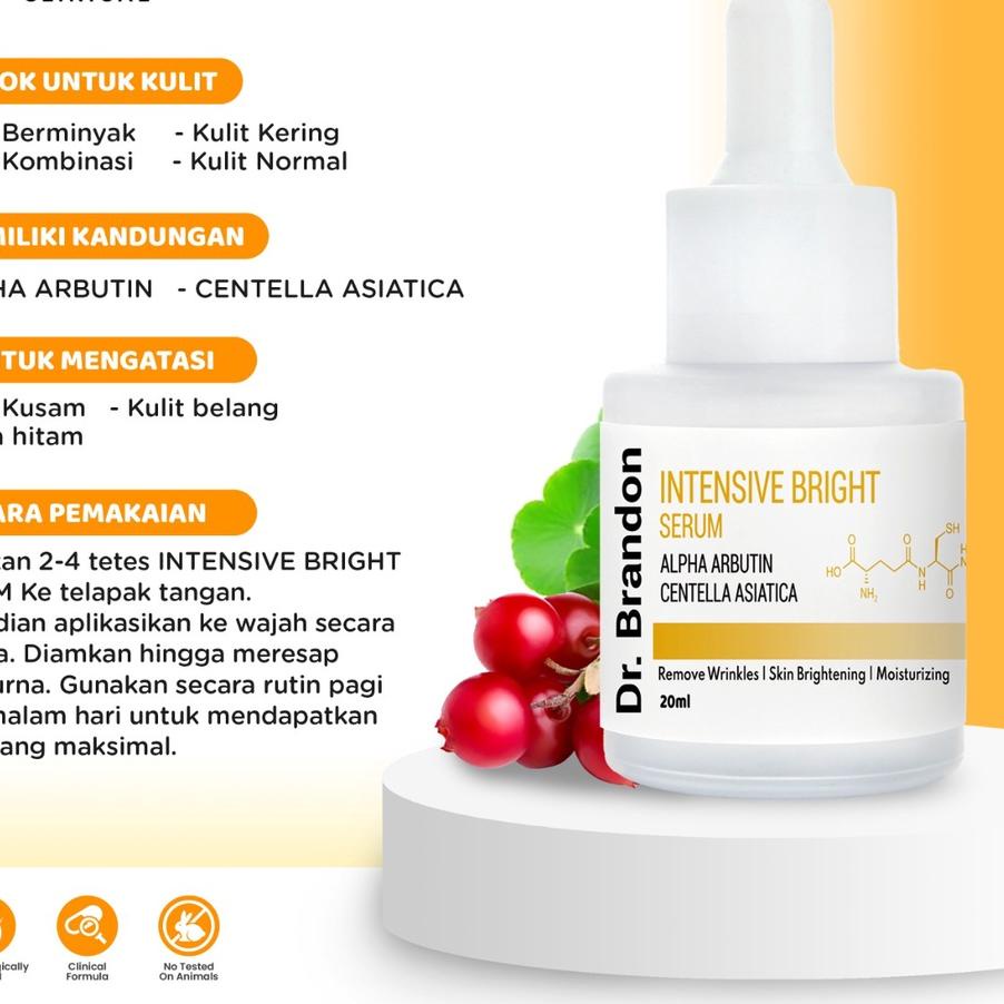Jual ~ Dr.brandon Intensive Bright Alpha Arbutin + Cantella Asiatica ...