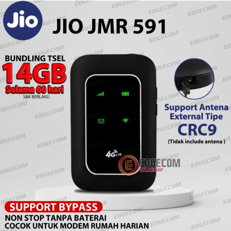 Jual Mifi Modem JIO JMR591 Telkomsel 4G LTE 150GB UNLOCK All Operator ...