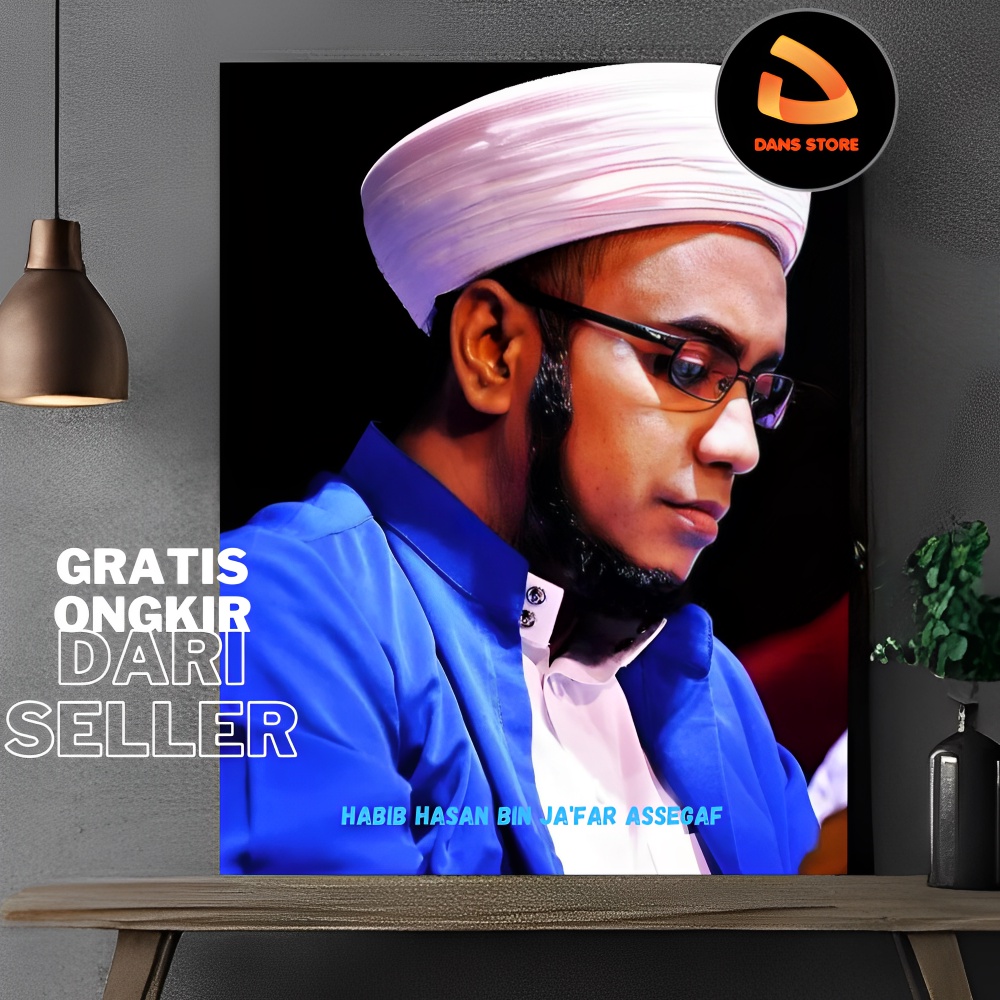 Jual Habib Hasan Bin Ja'far Assegaf Poster Habib Poster Kyai Poster ...