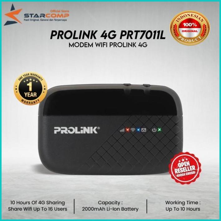 Jual Modem Mifi Prolink 4G Prt7011L Modem Wifi Prolink 4G Original Best ...