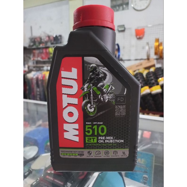 Jual oli Motul 2T 510 pre-Mix / oil Injection road/offroad 1liter ...