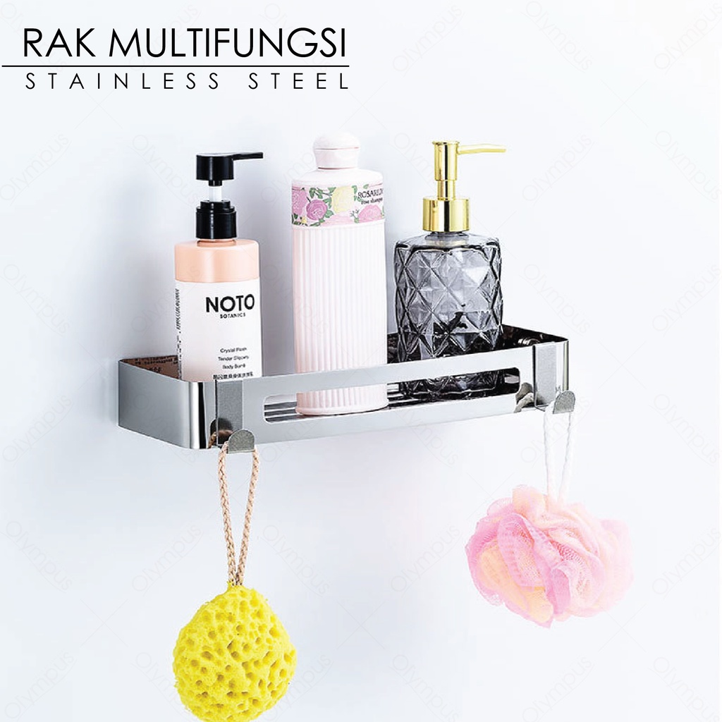 Jual SUS 304 Rak Sabun Kait Gantung Shampo Kamar Mandi Stainless Steel ...