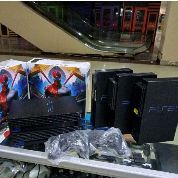 Jual PS2 FAT MATRIX FULLSET 2 STIK | Shopee Indonesia