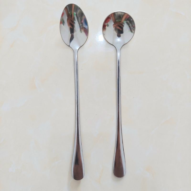 Jual Sendok Teh Korea Bulat Lonjong Panjang Stainless - Dapur Karya ...