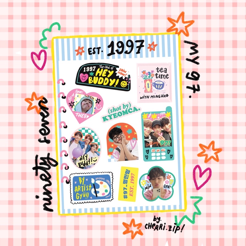Jual seventeen 1997 sticker !! | Shopee Indonesia