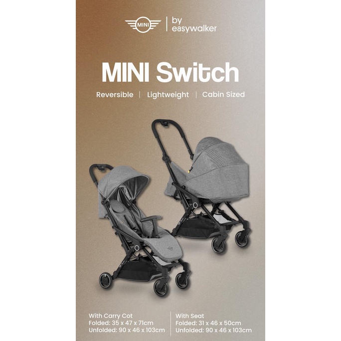 Jual Easywalker MINI BUGGY SWITCH Stroller (Cabin Sized) | Shopee Indonesia