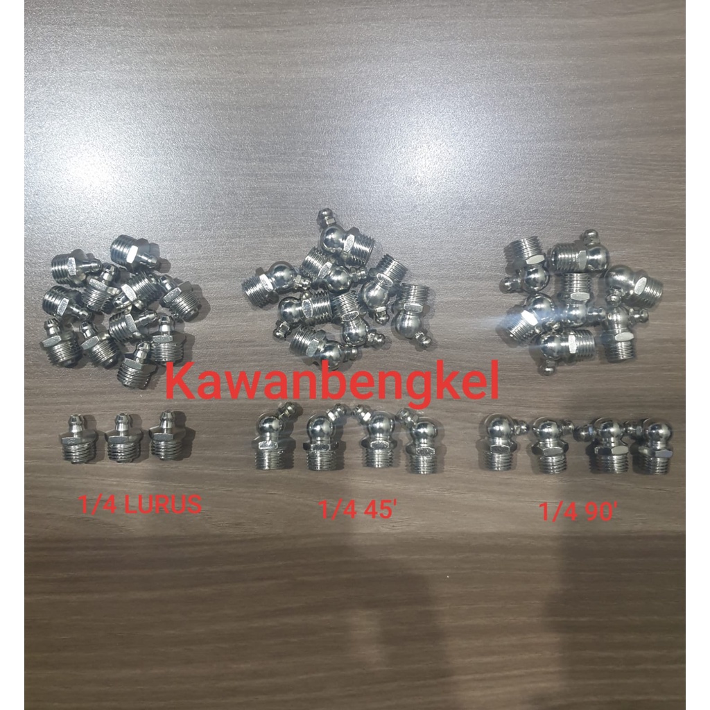 Jual Nepel grease/nepel gemuk 1/4 NPT | Shopee Indonesia