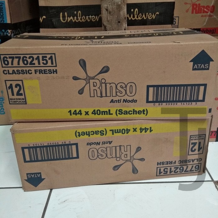 Jual Rinso Cair Sachet 40ml - DUS | Shopee Indonesia