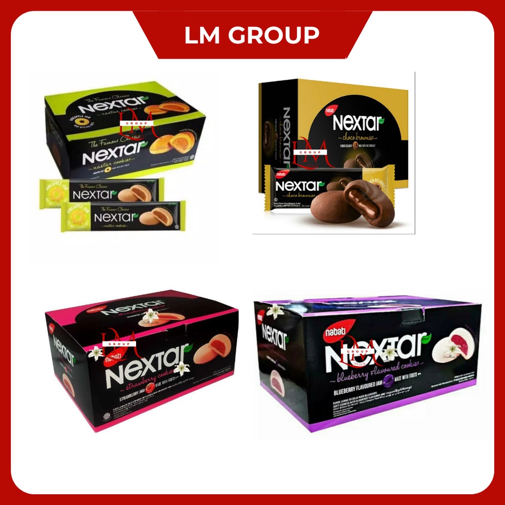 Jual Nabati Nextar Nanas/Brownies/Strawberry/Blueberry 1 Box Isi 10 pcs ...