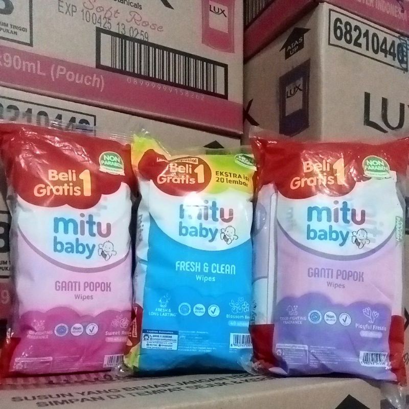 Jual MITU BABY WIPES 50 SHEETS | Shopee Indonesia
