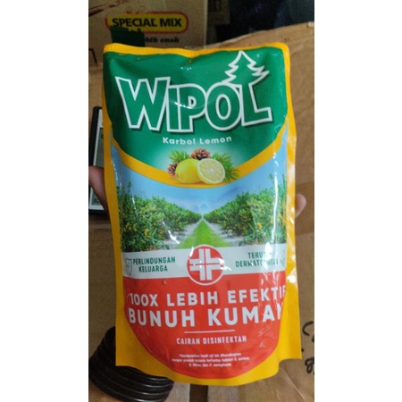 Jual Wipol Karbol Lemon Pembersih Lantai Refill | Shopee Indonesia