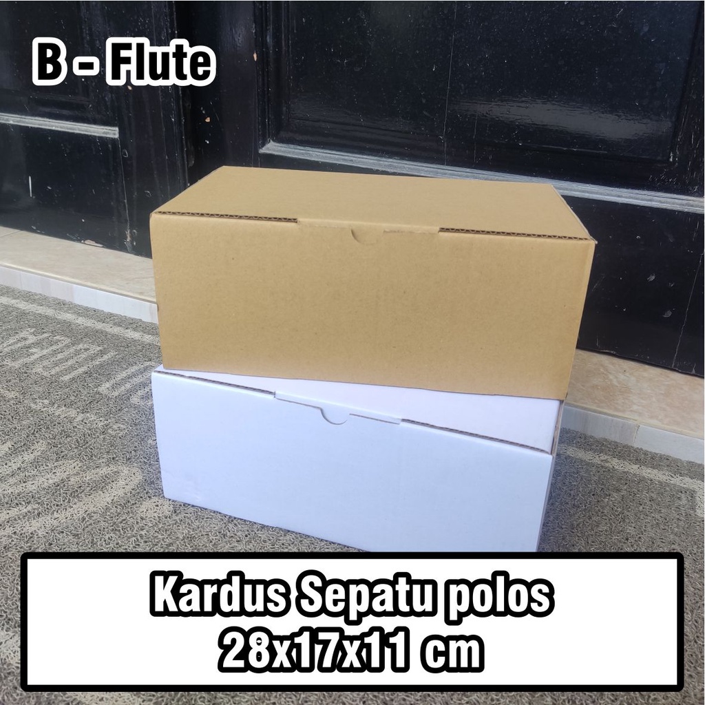 Jual Kardus Box sepatu Polos ukuran 28x17x11 cm | Shopee Indonesia