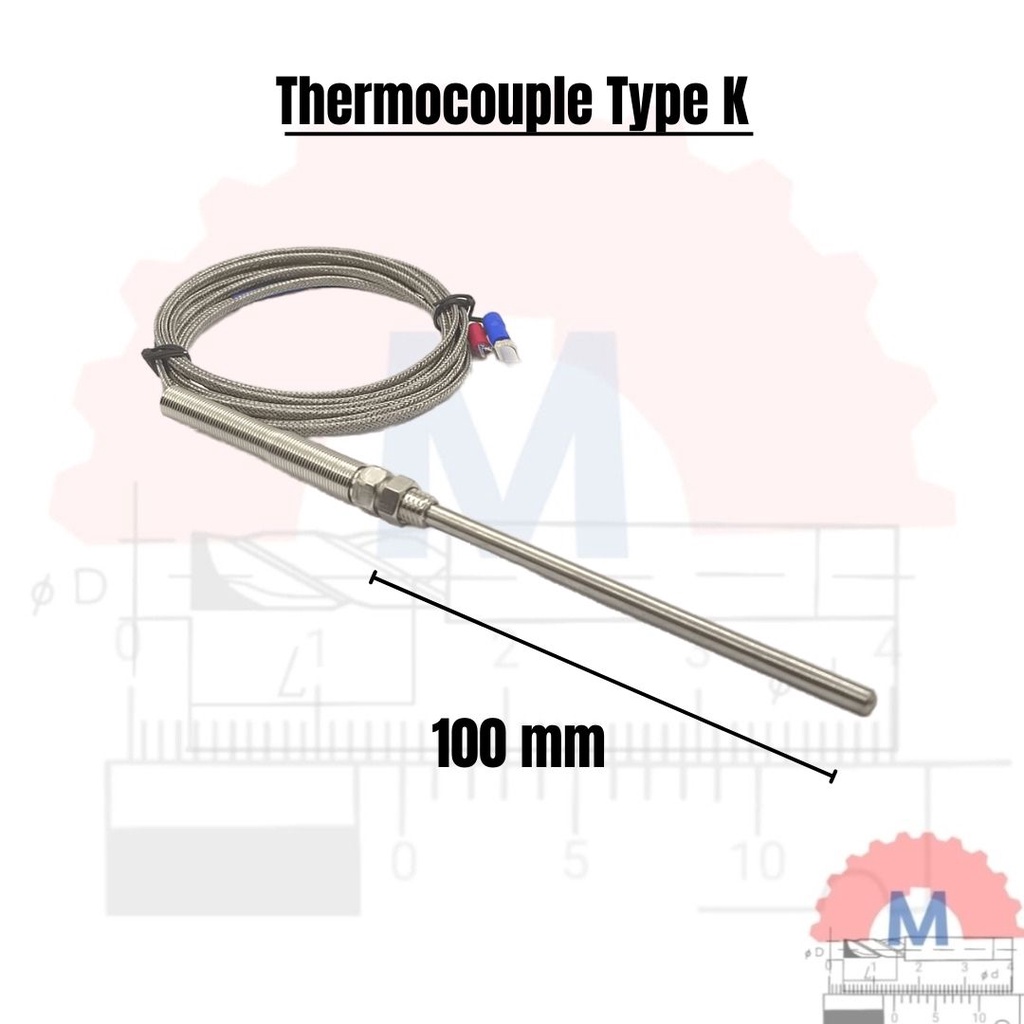 Jual Probe Sensor Suhu Thermokopel Type-K M8 Pengukur Temperatur Thermo ...
