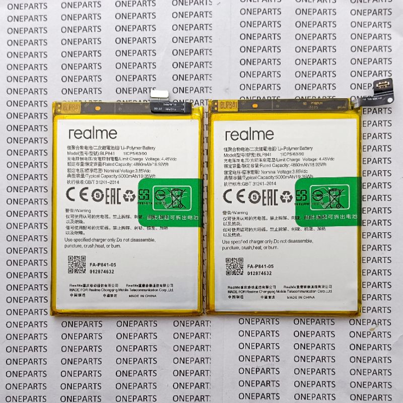 Jual BATT BATTERY BATRE BATERAI BATEREI REALME 8 BLP841 | Shopee Indonesia