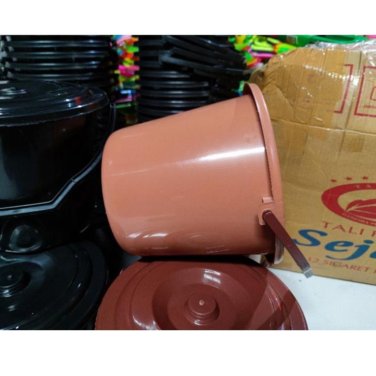 Jual PROMO MURAH Timba Plastik Tutup/Timba Gagang Air Tutup/Ember ...