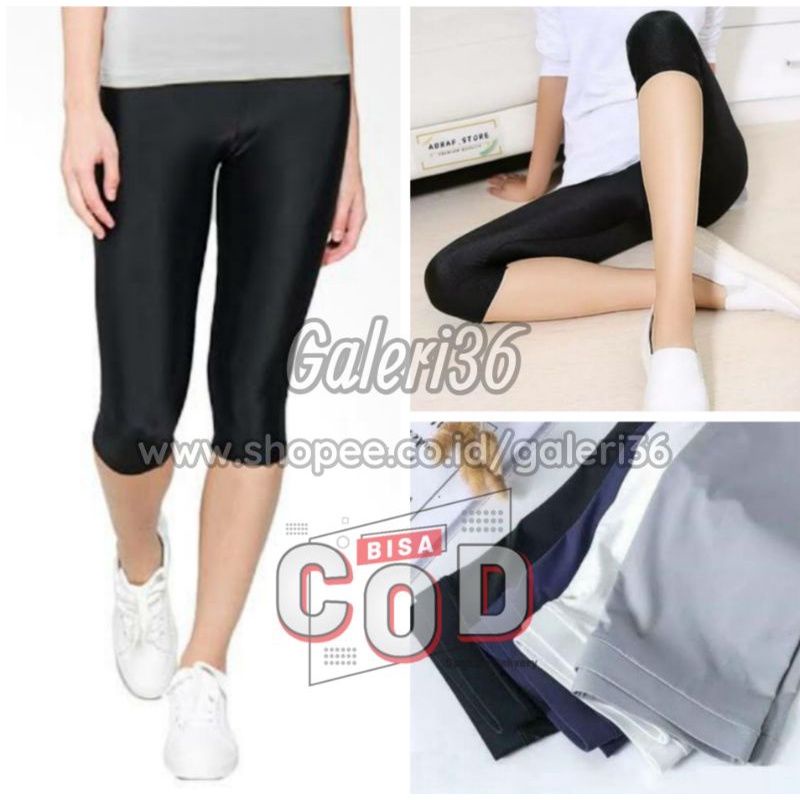 Jual Legging Pendek 3/4 Bahan Spandex Premium | Original by Hana ...