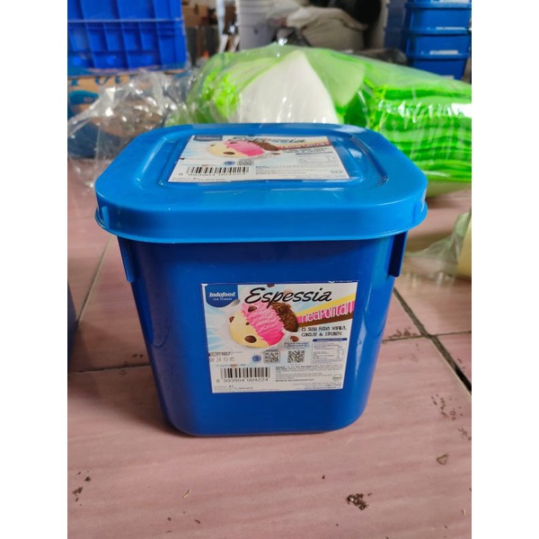 Jual EMBER ES KRIM ES CREAM BEKAS 8 L BIRU | Shopee Indonesia