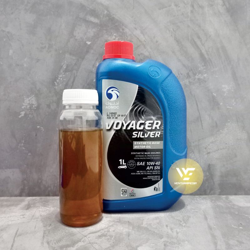 Jual ADNOC Voyager Silver 10W-40 | API SN | 1200ml 1300ml | Shopee ...
