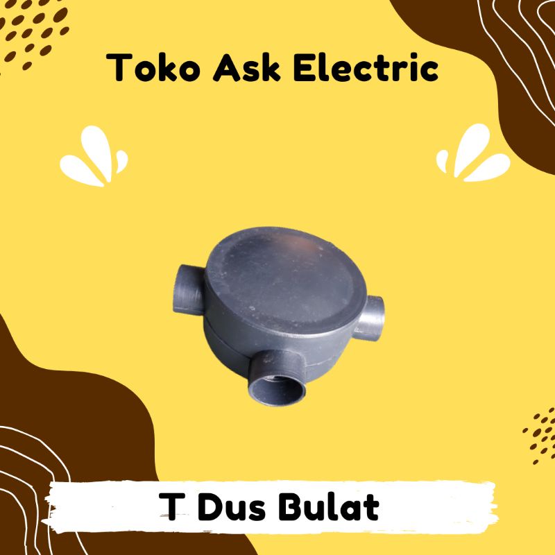 Jual Anti Pecah T Dus Plastik Hitam Tebal Lubang 3 Cabang 3/Tutup ...