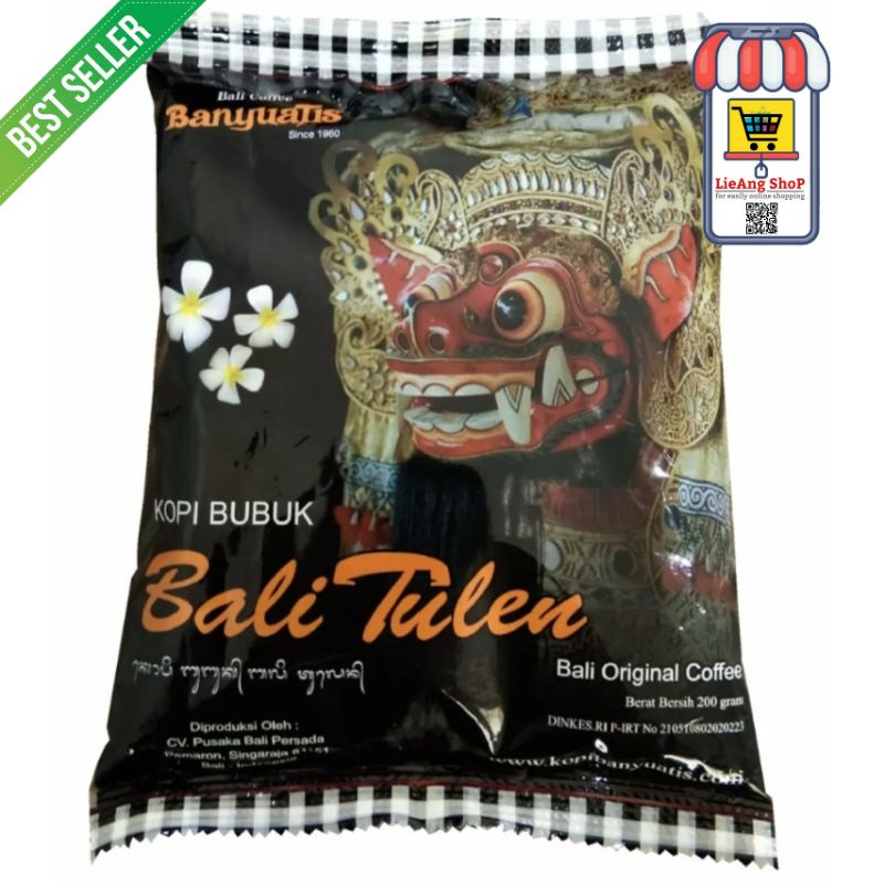 Jual KOPI BALI TULEN BANYUATIS KOPI BUBUK KOPI HITAM KOPI BALI 150GR ...